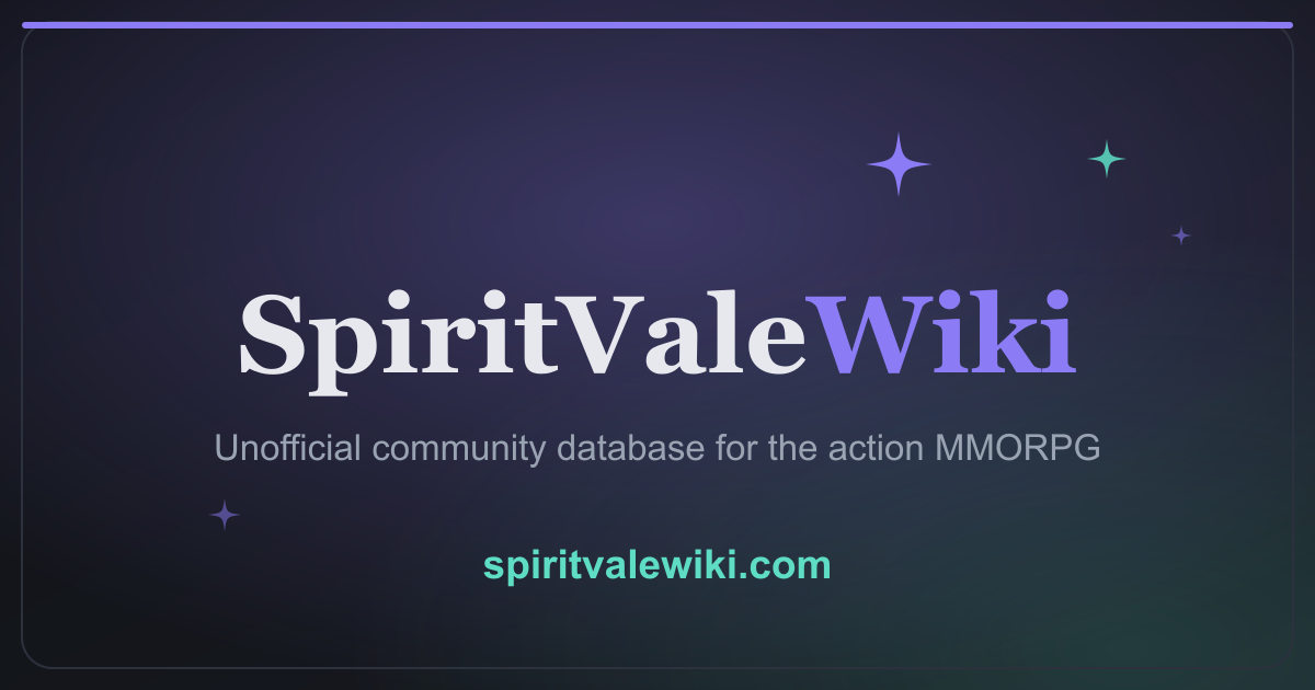 Skills · SpiritVale Wiki